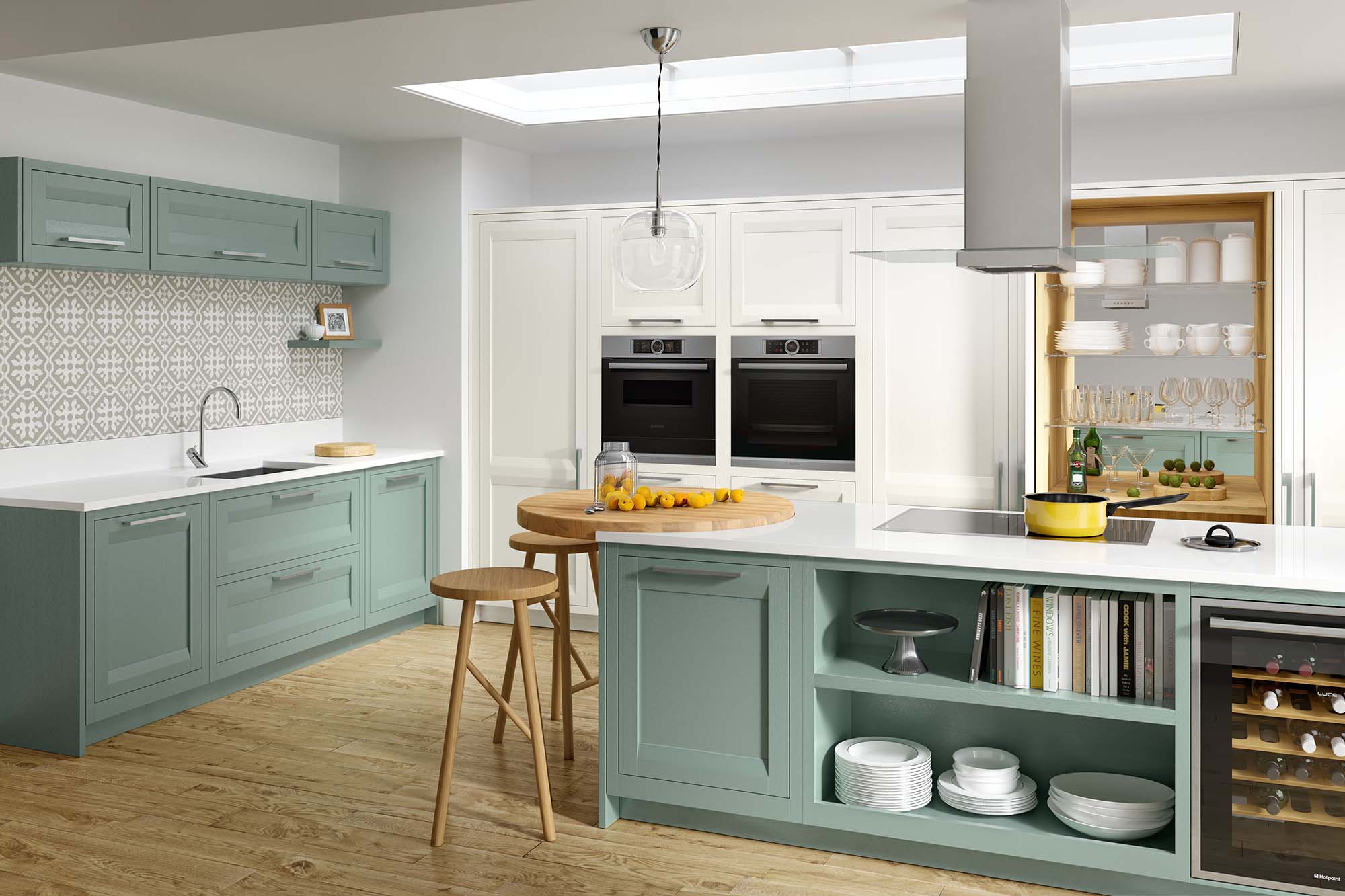 The Perfect Blue Kitchen - Now Kitchens - Award-Winning