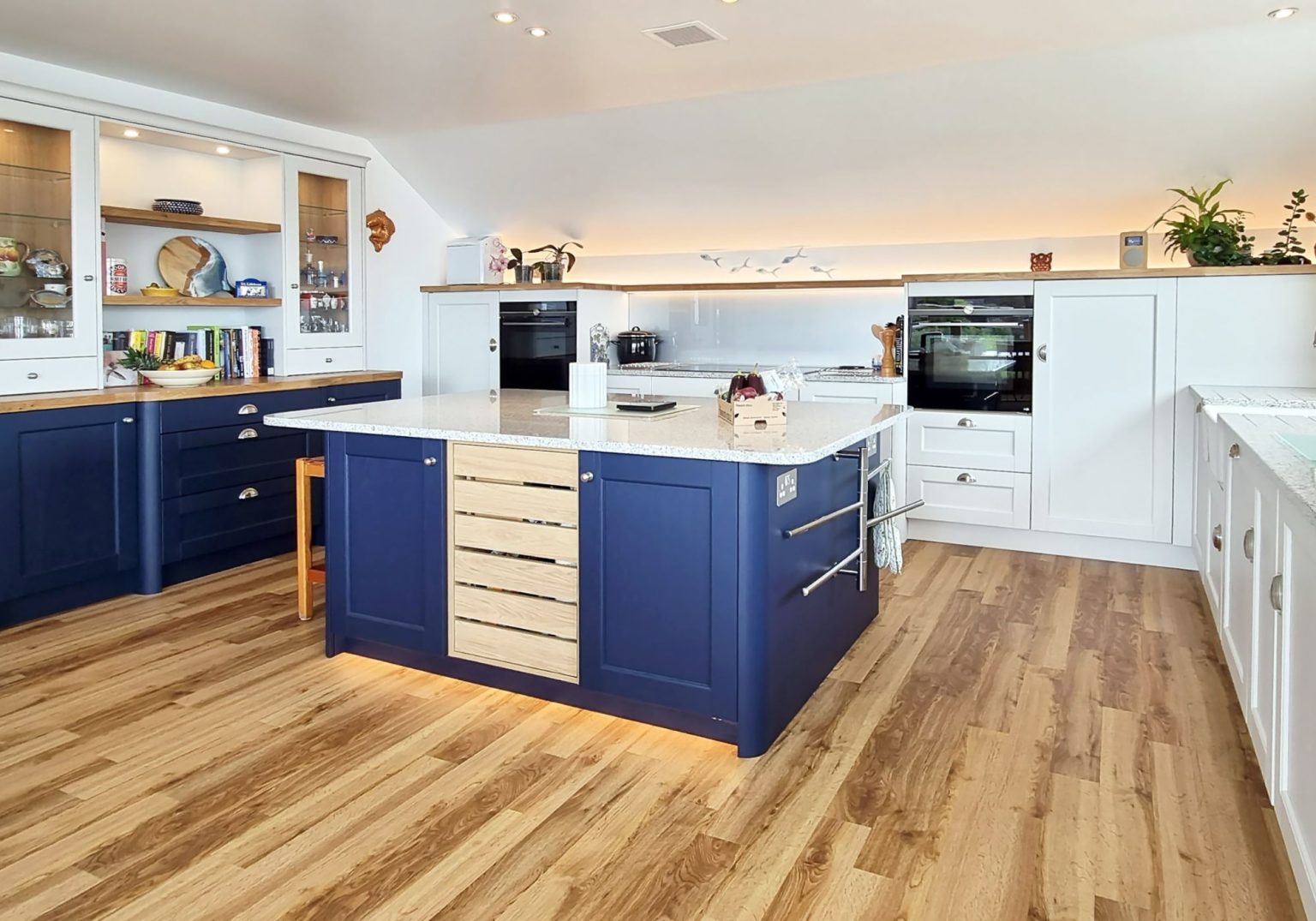The Perfect Blue Kitchen - Now Kitchens - Award-Winning
